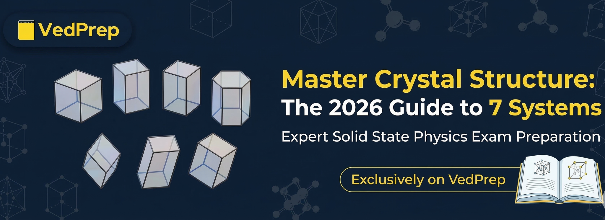 Master Crystal Structure : The 2026 Guide to 7 Systems - Vedprep Main Exams
